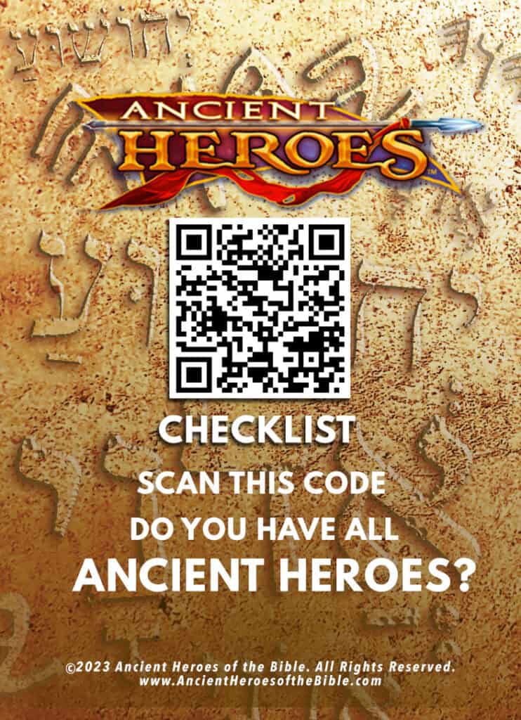 Ancient Heroes Trading Cards – 6 Packs! - Ancient Heroes of the Bible
