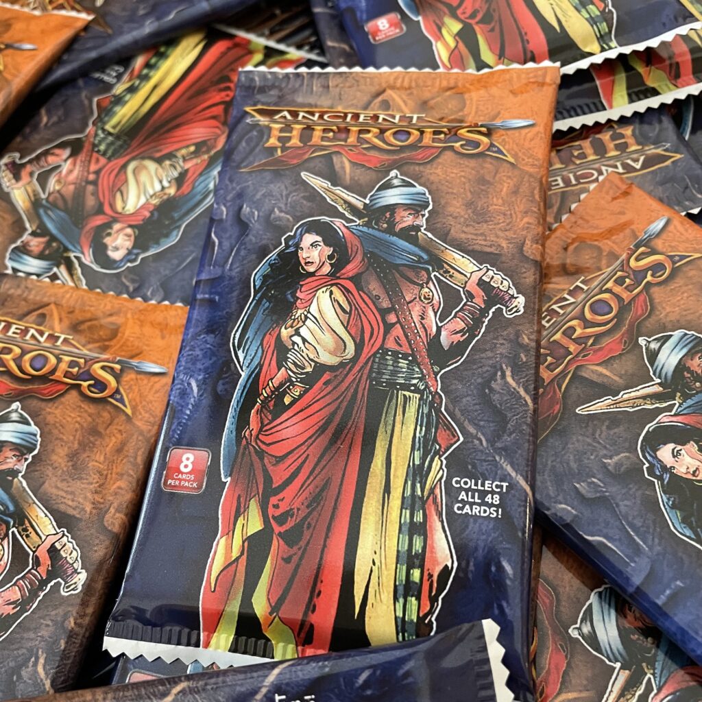 Ancient Heroes Trading Cards – Individual Pack – 8 Cards per Pack ...