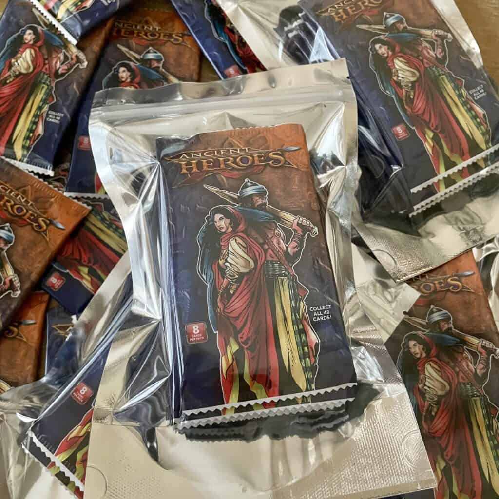 Ancient Heroes Trading Cards – 6 Packs! - Ancient Heroes of the Bible