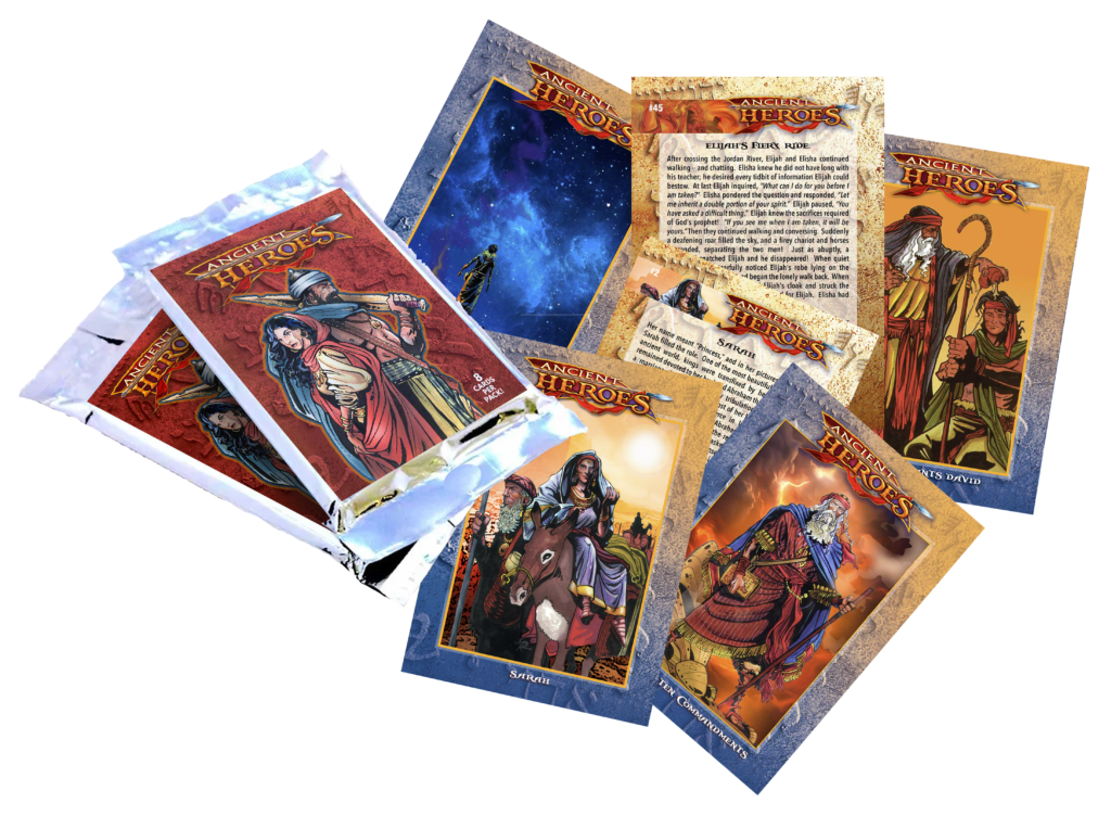 Ancient Heroes Trading Cards – Individual Pack – 8 Cards per Pack ...